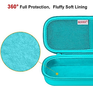 BOVKE Travel Stethoscope Case for 3M Littmann Classic III, Lightweight II S.E, MDF Acoustica Lightweight Stethoscopes, Mesh Pocket for Pen Lights, Medical Scissors and Nurse Accessories, Turquoise