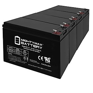 Mighty Max Battery 12V 7Ah SLA Replacement Battery Compatible with Power Patrol SLA1075-4 Pack