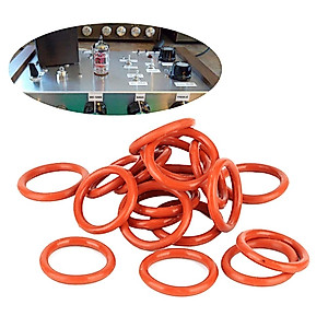 Aramox Tube Damper, 20pcs Tube Damper Silicone Rings Fit for 12AX7 12AU7 12AT7 12BH7 EL84