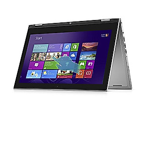 Dell i7347-10051sLV Convertible Touchscreen Laptop (Windows 8.1, Intel Core i5-4210U, 13" LED-lit Screen, Storage: 500 GB, RAM: 8 GB) Silver