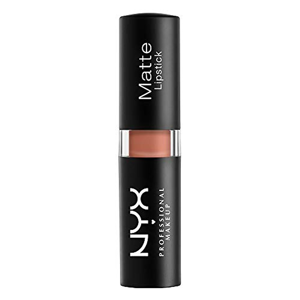 NYX PROFESSIONAL MAKEUP Matte Lipstick, Bare With Me, 0.16 Ounce (MLS38)