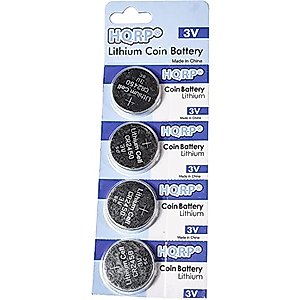 HQRP 4-Pack Lithium Battery Compatible with MyQ Garage Door Sensor