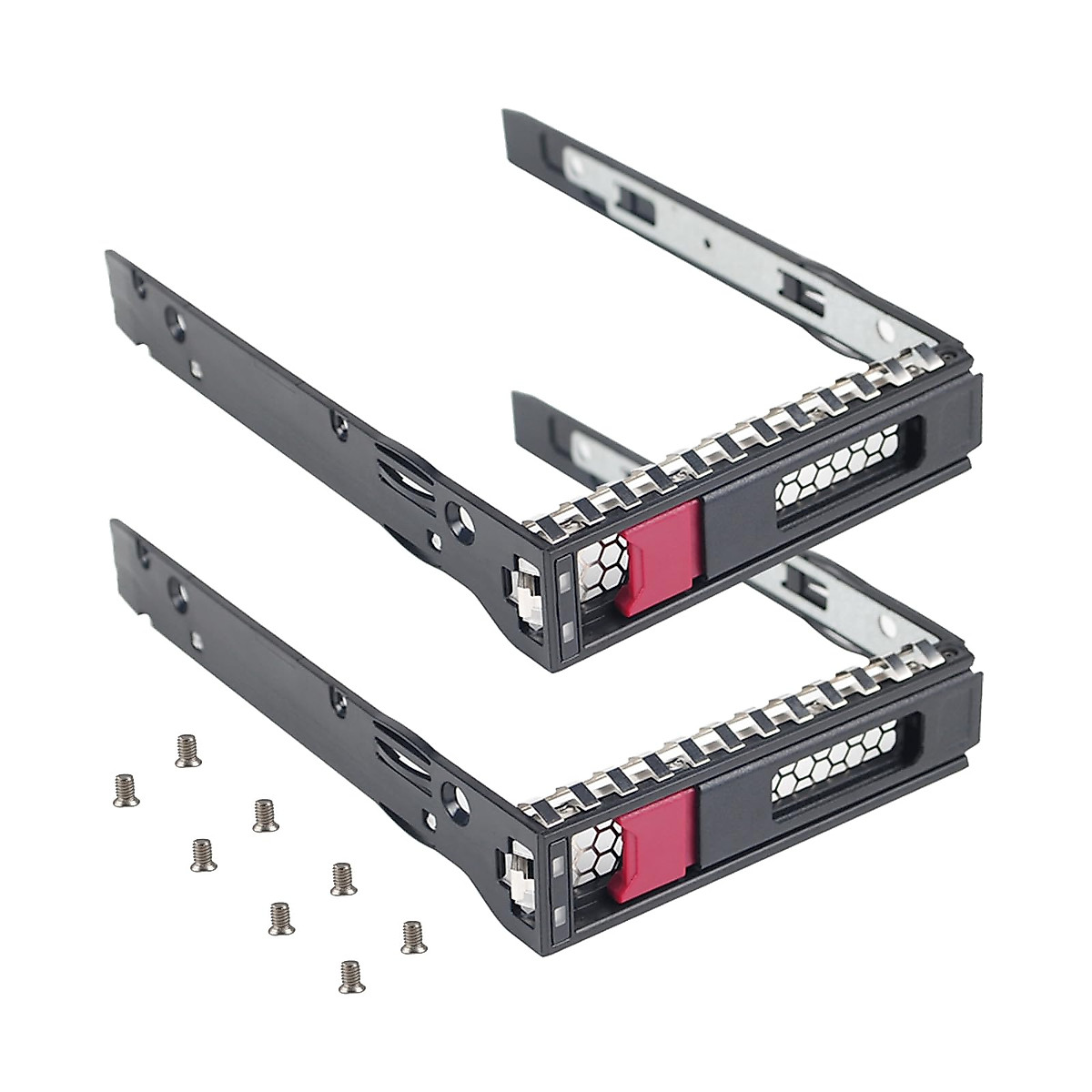 Hard Drive Bracket 774026-001 797520-001 797519-001 SSD Bracket 3.5 Hard Drive Caddy Compatible with HP ProLiant ML110 ML350 DL325 ML30 DL20 G10 Gen10 HP Apollo 4510 4200 G9 Gen9, 2 Pack