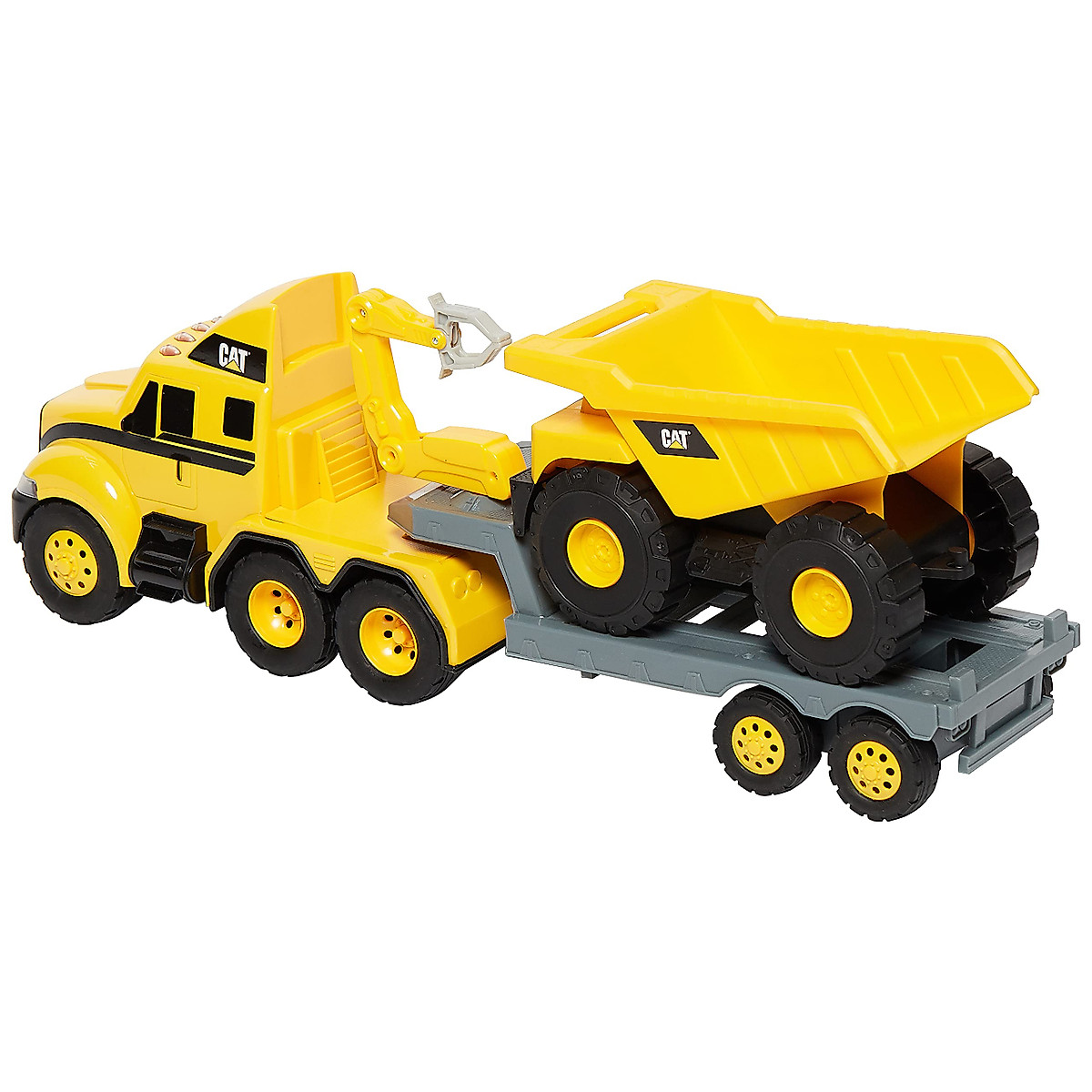 Funrise - Cat Heavy Movers Flatbed Truck with Dump Truck