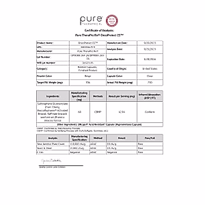 OncoProtect ES *HIGH DOSE* 60 VCaps | 60mg of Sulforaphane Per Capsule | Patented Activated BroccoRaphanin Broccoli Seed Extract Converted by Myrosinase | Zero Fillers, Vegan, Pharma Grade