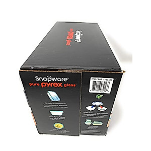 Snapware Pure Pyrex 18-Piece Glass Food Storage Set, 2.6, Clear