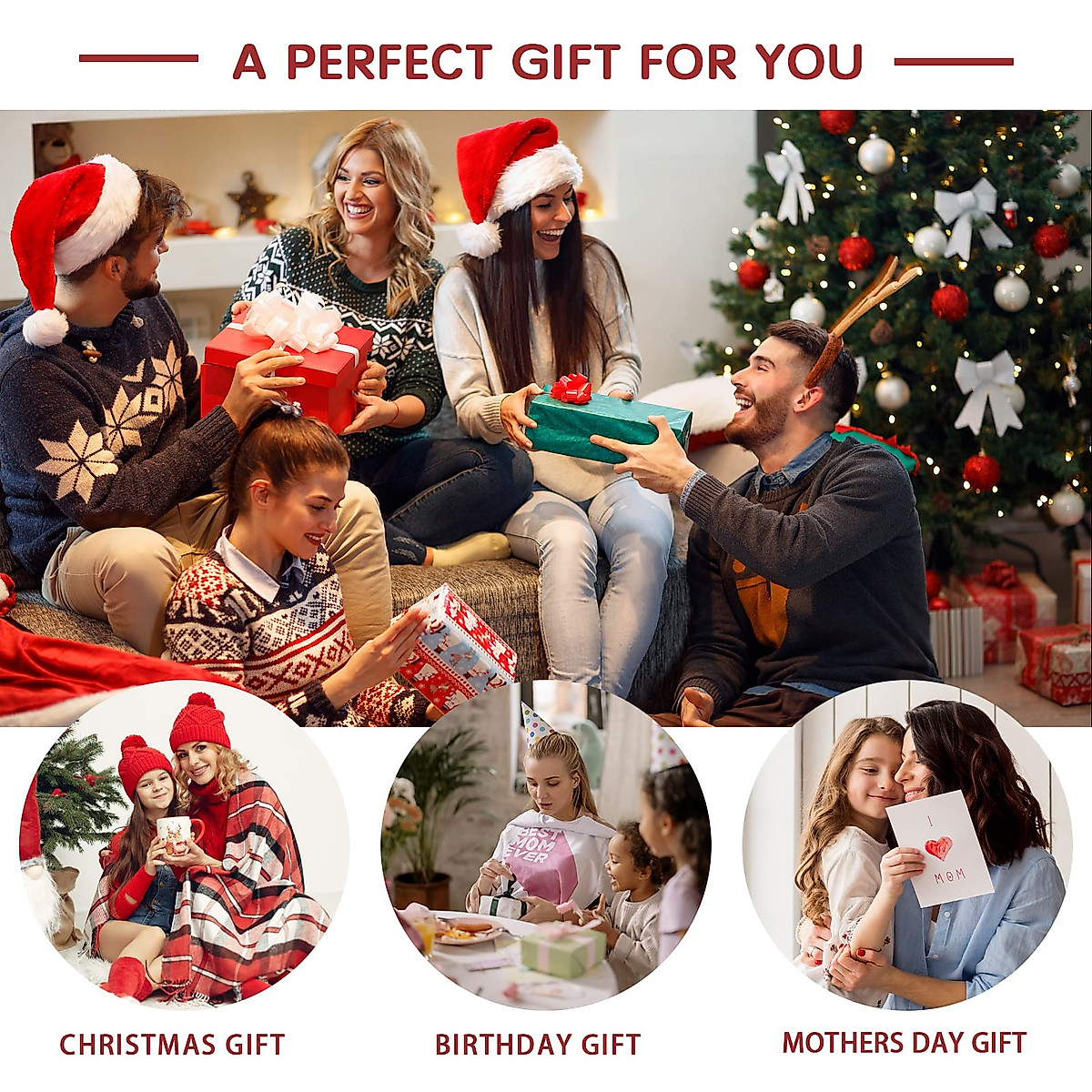 SpenMeta Gifts for Mom - Birthday Gifts for Mom from Daughter, Son - Funny Christmas Presents for Mother, Mothers Day Gift - 20oz Vacuum Insulation Mom Tumbler