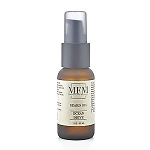 Made For Male Organic Beard Oil for Men - All Natural Beard Oil Made with Argan, Jojoba, and Sunflower to Nourish, Grow, Soften, Strengthen, & Protect | Scented Ocean Drive 1oz