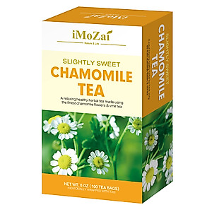 Imozai Chamomile Tea Bags 100 Count Individually Wrapped