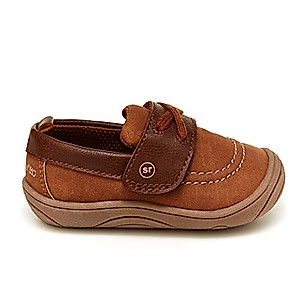 Stride Rite 360 baby boys Hampton Boat Shoe, Brown, 4 Infant US