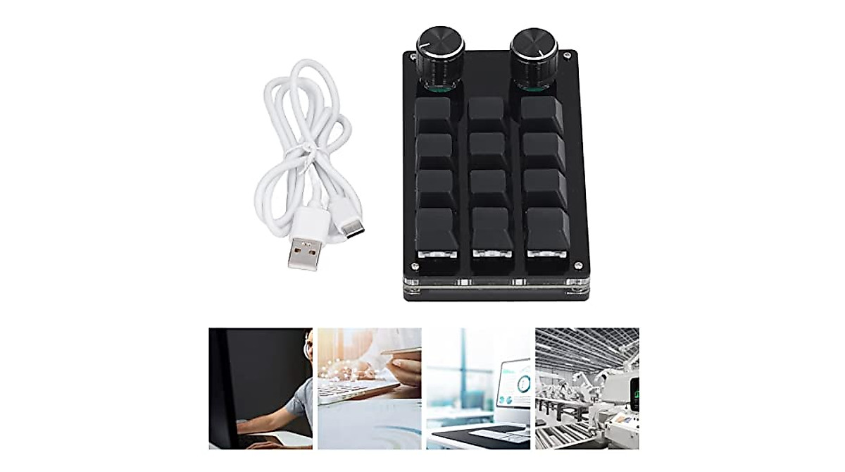 Yoidesu 12-Key Gaming Keypad with Programmable Functions