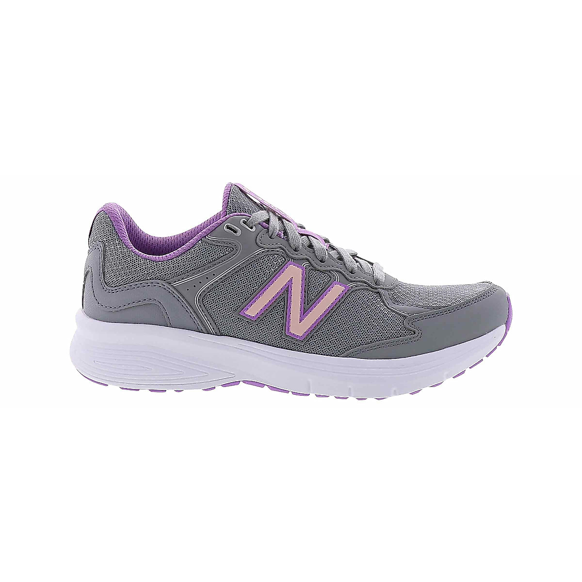 New Balance Women's 460 V3 Running Shoe, Grey/Oyster Pink, 8.5 Wide