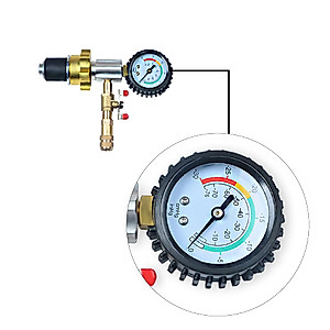 Prokomon Automotive Vacuum Cooling System Auto Car Radiator Coolant Refill & Purging Tool Gauge Kit