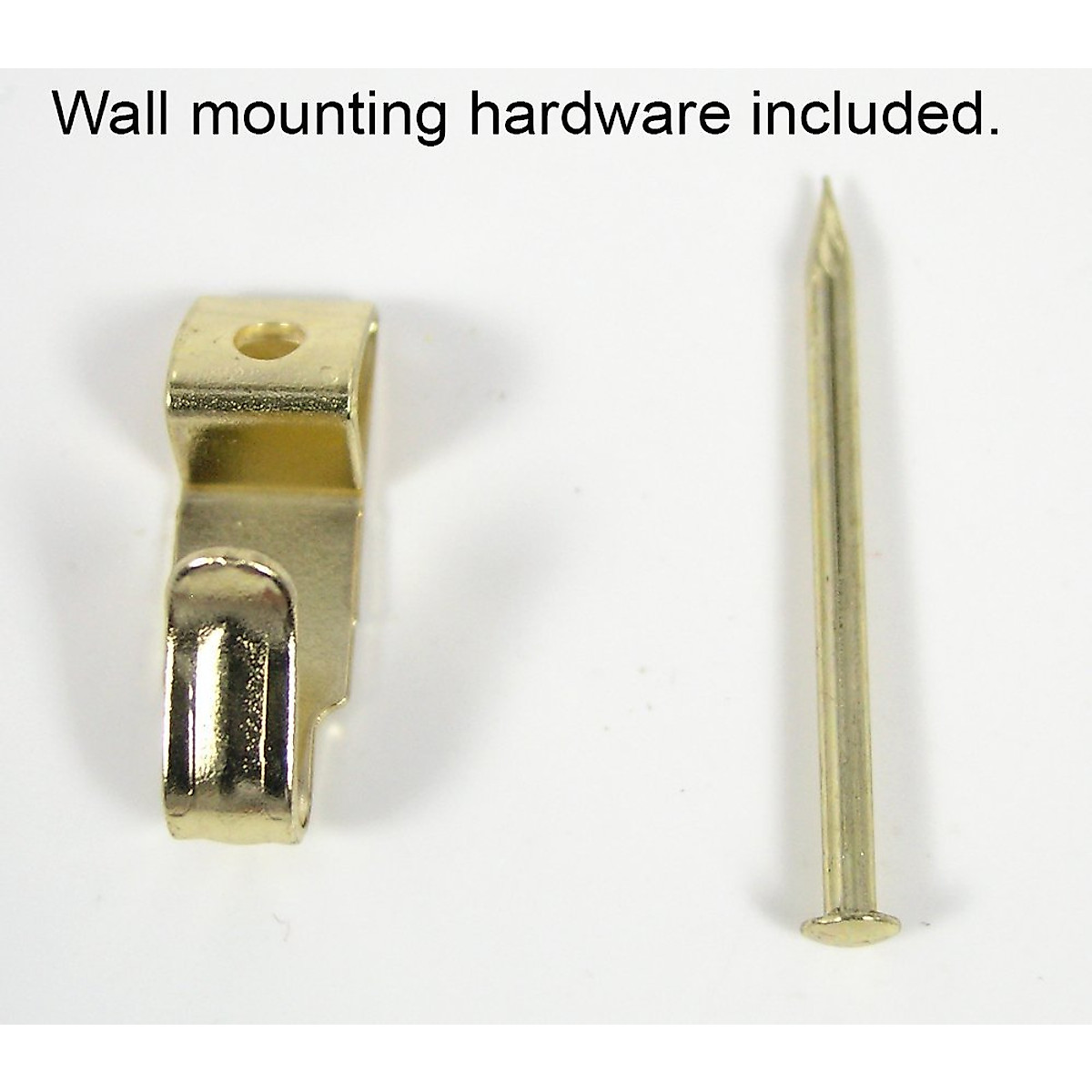 Creative Hobbies Deluxe Plate Display Hangers, Spring Style, Expandable to Hold 10 to 14 Inch Plates- Gold Wire Spring Type, Hanger Hooks & Nails Included -Pack of 6 Hangers