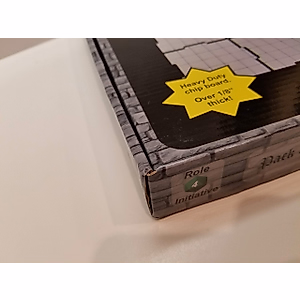 Dry Erase Dungeon Tiles, Shapes, and Sizes White Thirty-Six 5" Squares