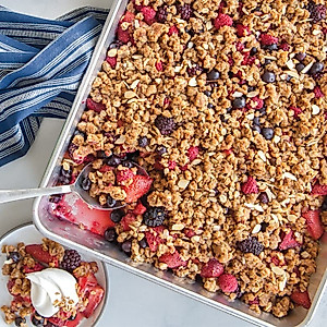 Nordic Ware Natural High Sided Sheet Cake Pan, Silver