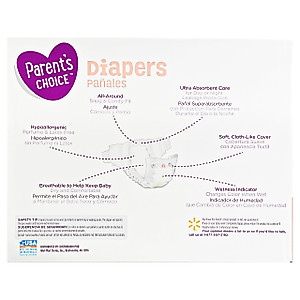 Branded Parent's Choice Diapers, Size 2, 228 Diapers, Branded Diapers with Fast delivery (Soft and Comfortable for Babies)