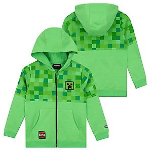 Minecraft Minecraft Merchandise Boys Green 7 Hoodie