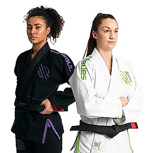 Sanabul Essential BJJ Gi for Women Brazilian Jiu Jitsu Gi for Women Lightweight Preshrunk Fabric - White, W4