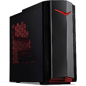 acer Nitro 50 Gaming Desktop Computer | 12th Generation Intel Hexa-Core i5-12400F (Beats i7-10700F) | 32GB DDR4 2TB SSD | Nvidia GeForce GTX 1650 4GB Graphic | USB-C DVI Win11 Black + HDMI Cable