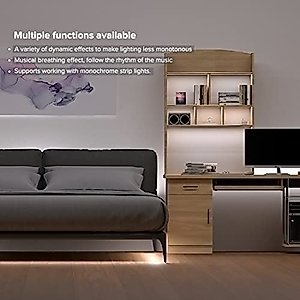 FCOB SP641E Bluetooh LED Controller Support PWM Monochrome RF16Keys LED Strip Dimmer Switch Brightness for FCOB 3014 5630 5730 3528 Signle Color LED Strips DC5V-DC24V Timer Music Mode Support max 2A
