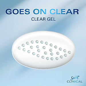 Secret Clinical Strength Antiperspirant Deodorant for Women, Stress Response, 3X Stress Protection, 72hr Sweat & Odor Protection, PH Balancing Minerals, Clear Gel, 1.6 oz (Pack of 3)