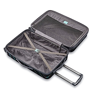 American Tourister Moonlight Hardside Expandable Luggage with Spinner Wheels, Iridescent Black, Carry-On 21-Inch