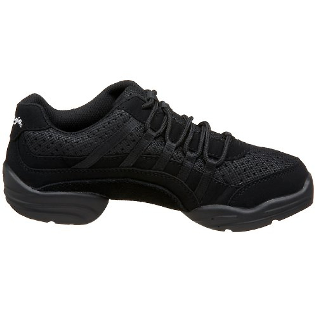 Capezio Unisex Rock It Dansneaker Dance Shoe, Dance Shoes With Cool Ventilated Arch & Modern Design For Many Styles Of Dance,Shoes Women & Men Can Wear For Studio Practice & On Stage-Black,Size 10.5