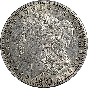 1879 CC Morgan Dollar XF 45 PCGS 90% Silver US Coin SKU:IPC9168
