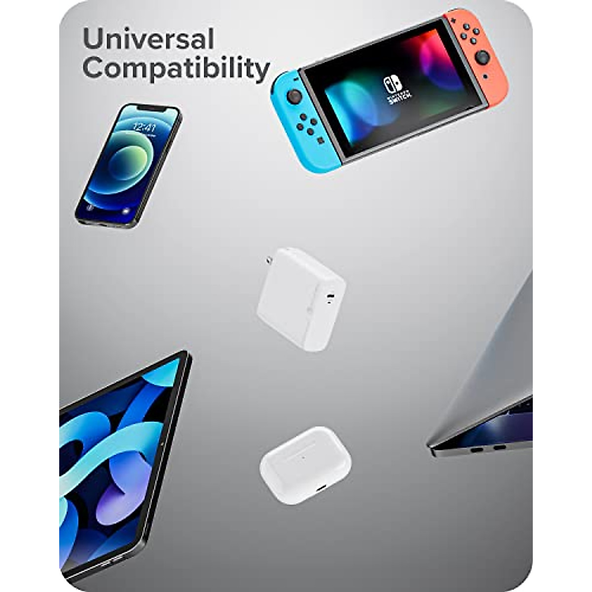 ALOGIC 100W MacBook Pro Charger USB C Charger with GaN Fast Tech, PD 3.0 Laptop Charger for MacBook Pro 16/13, Air, M1 Mac, XPS 15/13, iPad Pro, iPhone 13/13 Pro/Max/13 Mini Galaxy, Pixel & More