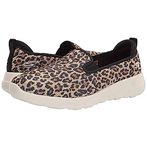 Skechers Women's Go Walk Joy - Fiery Sneaker, Leopard, 8 US