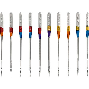 SINGER 04800 Universal Regular Point and Ball Point Sewing Machine Needle, Assorted Sizes, 8-Count