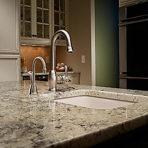 InSinkErator H-Wave-SN Involve Wave Instant Hot Water Dispenser System with Stainless Steel Tank, Satin Nickel