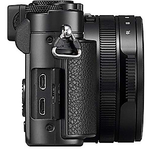 Panasonic LUMIX LX100 II 17MP Digital Zoom Camera Bundle with Panasonic DMW-ZSTRV Battery and Charger Pack, Camera Bag and 32GB SD Card (4 Items)