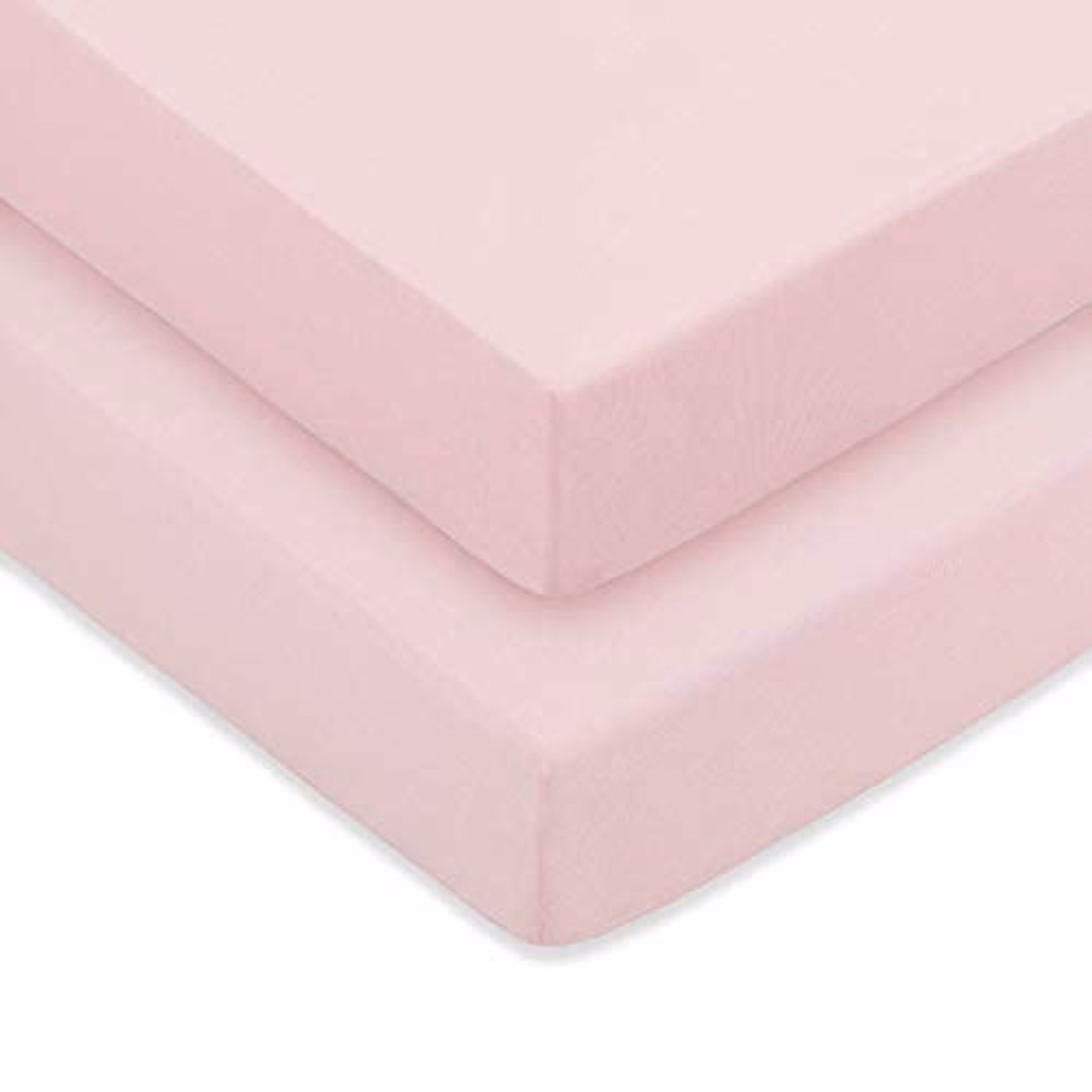 Comfy Cubs Fitted Crib Sheet – 100% Cotton Baby Crib Mattress Sheet for Boys and Girls – Fully Elasticized Hem for Snug Fit Over Standard Crib and Toddler Mattresses (Pack of 2)