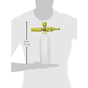 Sun Joe SPX-FC34 34-Ounce Snow Foam Cannon for SPX Series Electric Pressure Washers, w/Transfer Adapter