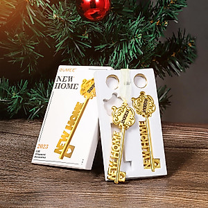 New Home Christmas Ornaments 2023, House Warming Gifts New Home, Our First Christmas Ornaments, Home Keepsake Christmas Tree Hanging Decoration for New Homeowners Gift