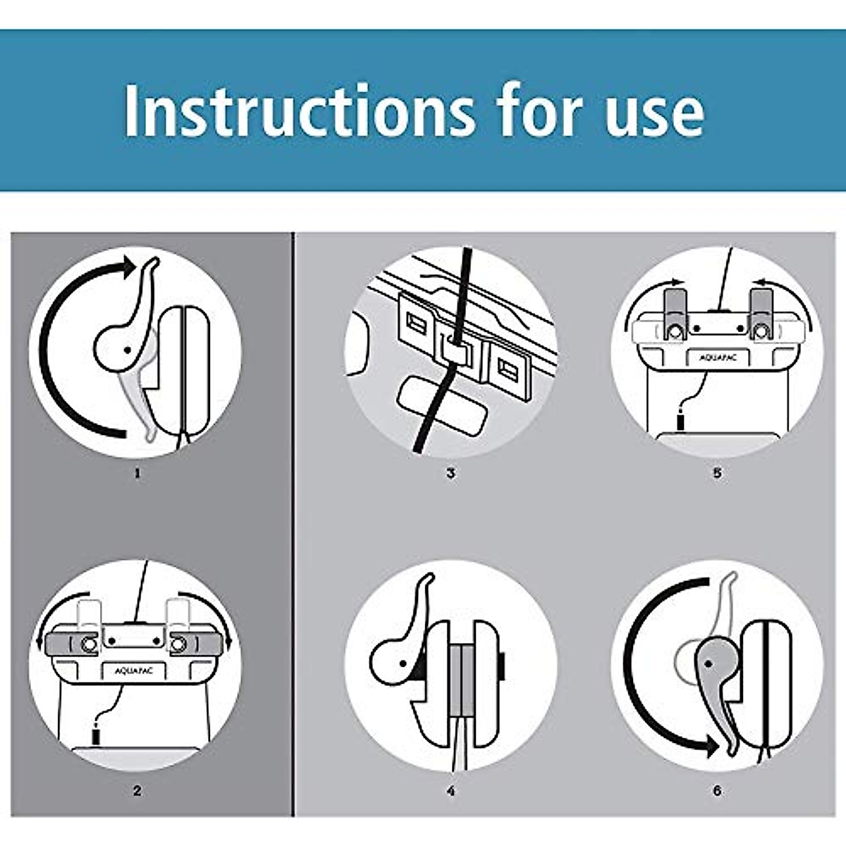 Aquapac Waterproof Radio Microphone Case Small, 5 Year Warranty, Made in the UK, Professional Sound Engineer, Wired Specialist Electronic Devices