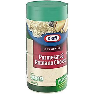 Kraft Parmesan & Romano Grated Cheese (8 oz Shaker)