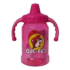 Buc-ee's Spill Proof Sippy Cup with Handles, BPA-Free, 12 Ounces - Pink