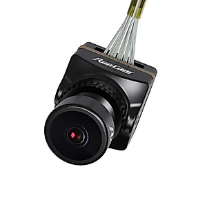 RunCam Split 4 4K FPV Camera with FOV 140° Low Latency, DC 5-20V Nano HD Recording 16:9/4:3 NTSC/PAL Switchable Version for FPV Drone, Black
