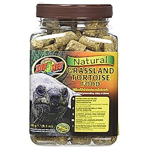 Zoo Med Natural Grassland Tortoise Food, 8.5-Ounce