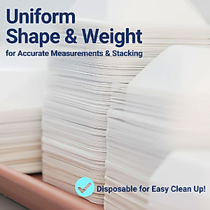 Pure Ponta Weigh Boats - 125pk Medium & 125pk Large Square Plastic Disposable Trays for Scale - 100ml & 330ml Lab Dishes