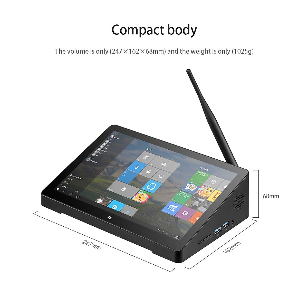 FCHJJ Pipo X10S Mini PC 10.1 inch IPS1920*1280 Intel Celeron J4105 Quad Core 6G RAM 64G ROM Tablet PC BT WiFi RS232 4*USB 3.0 POE