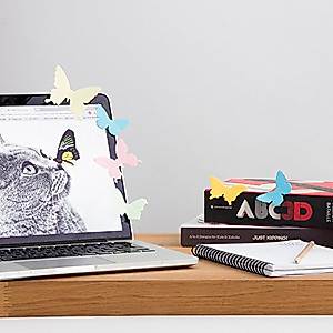 Suck UK 3D Butterfly Sticky Notes Multipack - Adhesive Paper Memo Pads