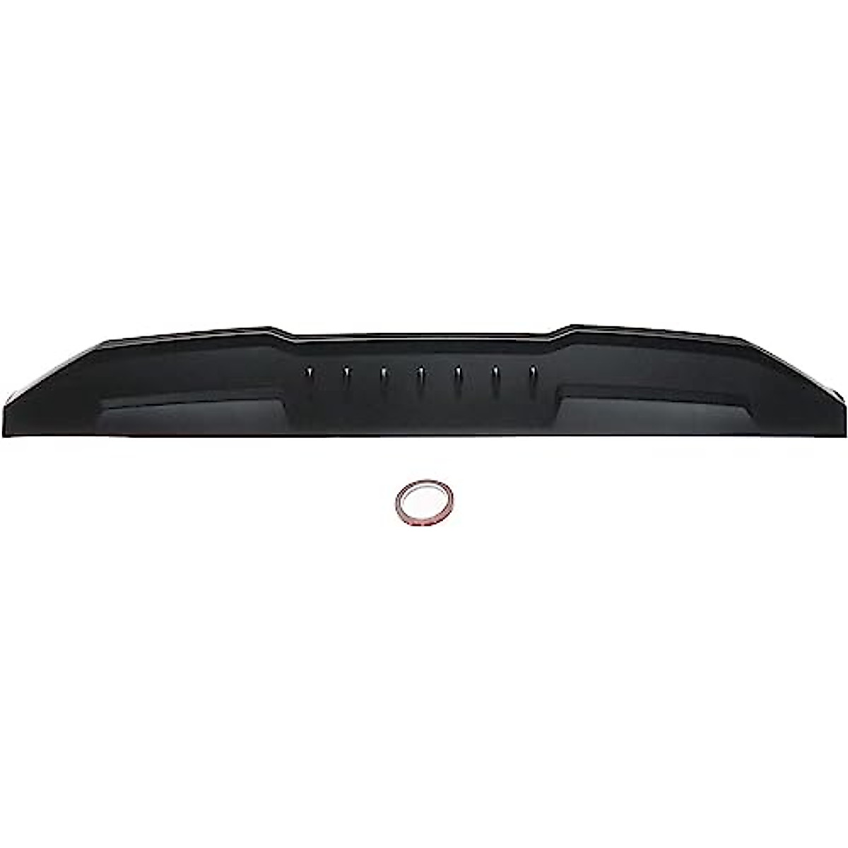 Tailgate Spoiler Cover CH06A16 Replacement for 2009-2021 Do-dge R-am 1500 2500 3500 Truck ; No Cutting or Drilling Required Black