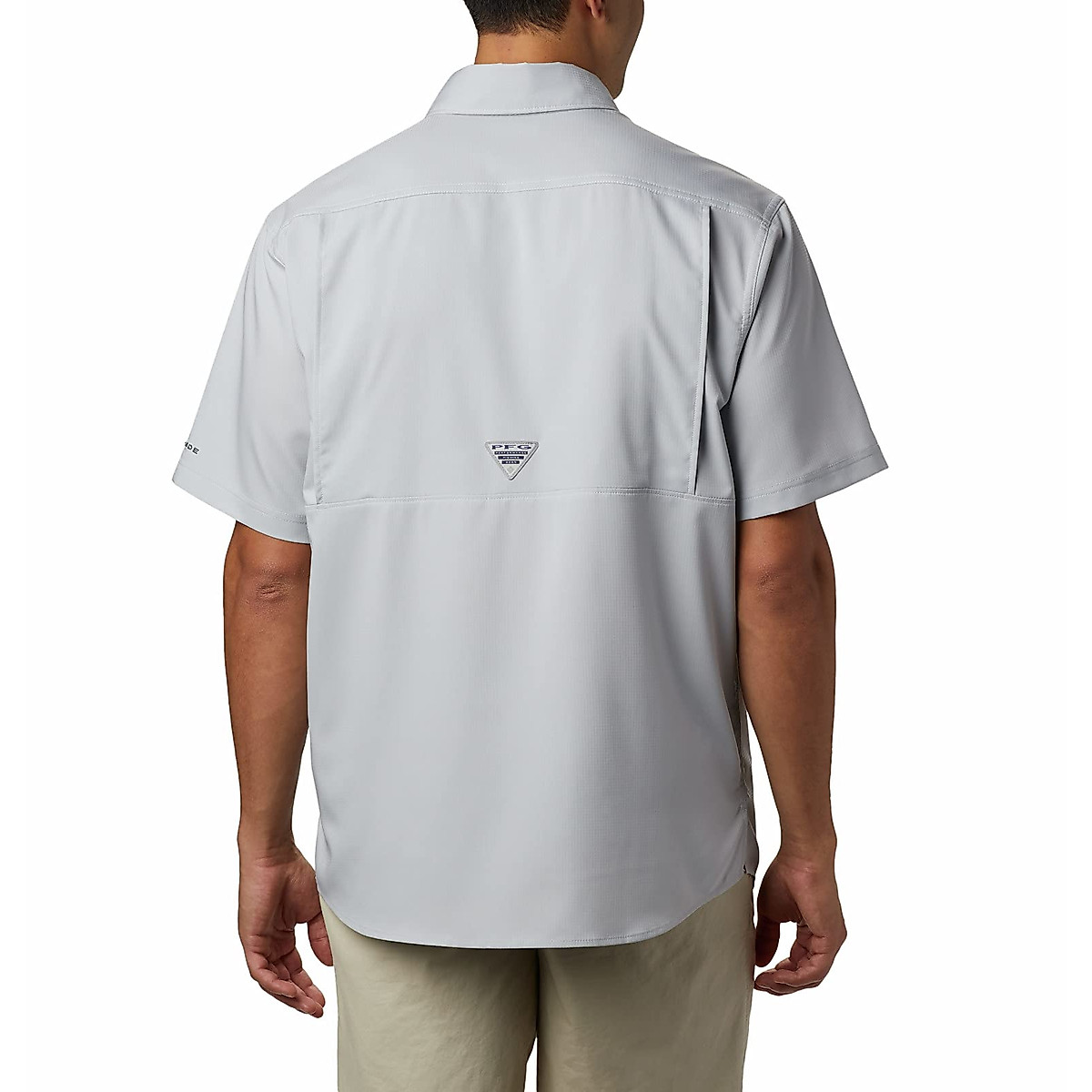 Columbia Men's Low Drag Offshore Short Sleeve Shirt, UPF 40 Protection, Moisture Wicking Fabric T-Shirt,Cool Grey,XX-Large