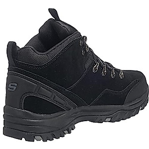 Skechers Men's Relment Pelmo Hiking Boot, Black, 11