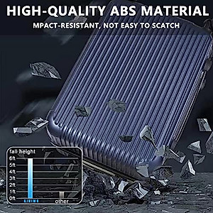 CYOIDAI GIVIMO 3 Piece Luggage Set PC + ABS Lightweight Hard Shell Suitcase Set with Double Spinner Wheels TSA Lock, Set of 3 (20/24/28)