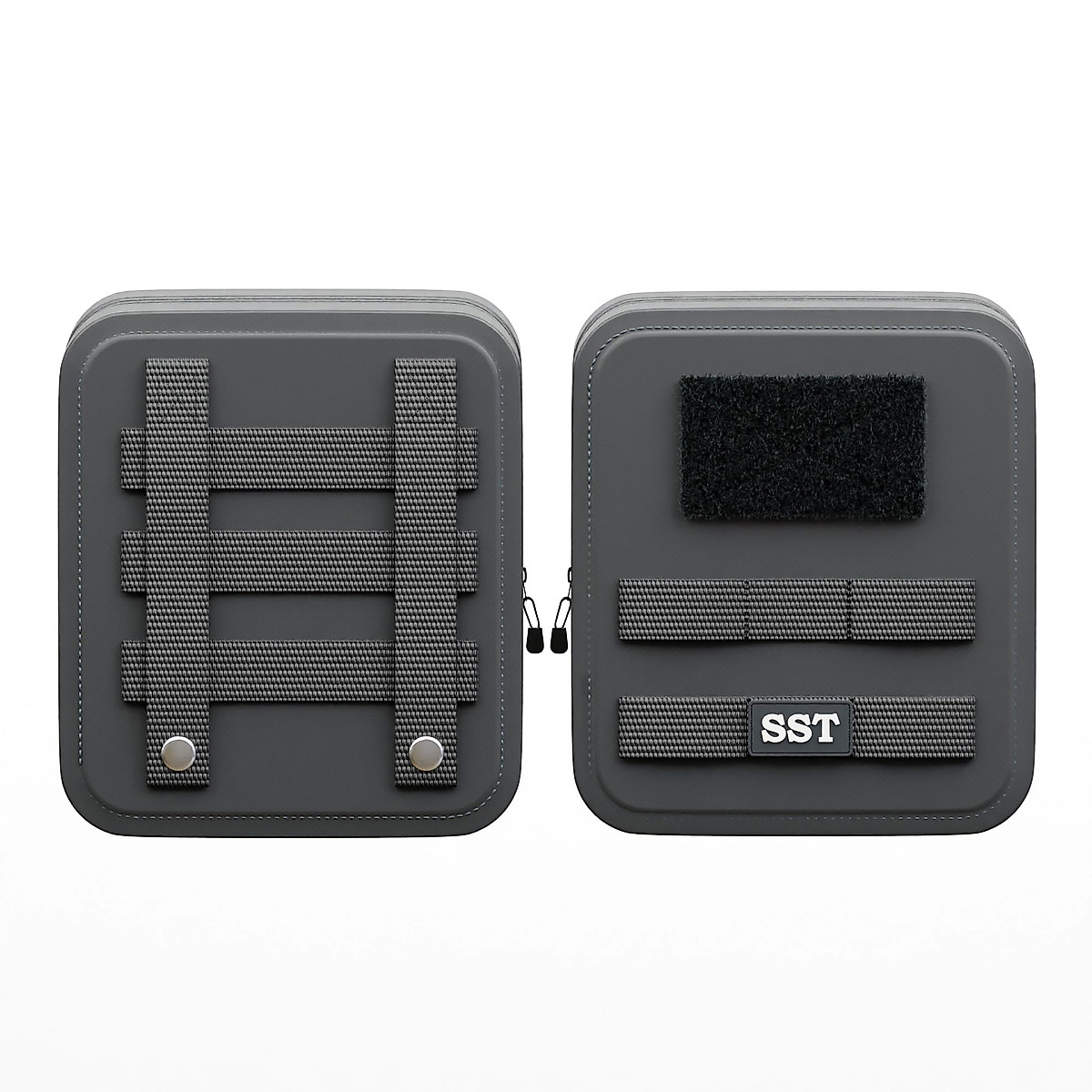 SealBags Large Water Resistant Tactical MOLLE Pouch for Hiking, Tools and Camping Gear. Durable Thermoplastic Design and Molle Compatible with Backpacks, Tactical Belts, Waist Bags and More